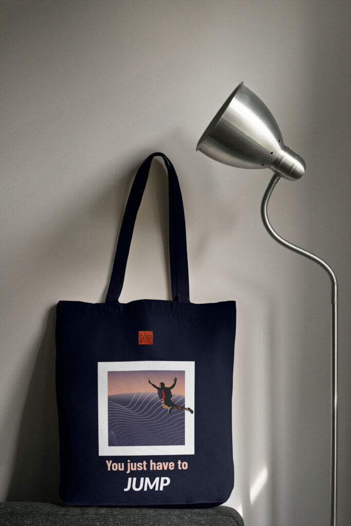 Jump Canvas Tote Bag - RGB Merchandise