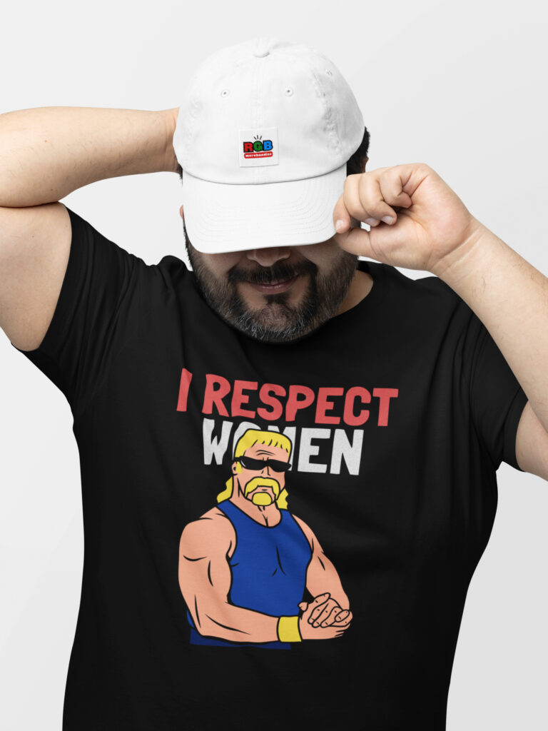 Respect Women Crew Neck Printed Man T-Shirt - RGB Merchandise